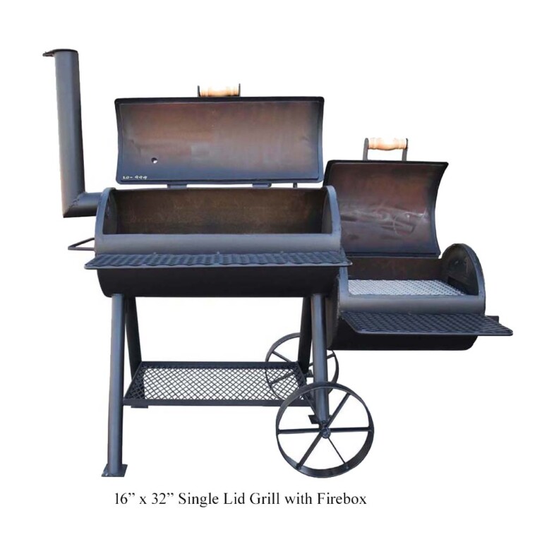 Single Lid Grill with Firebox – Lyfe Tyme, Inc.
