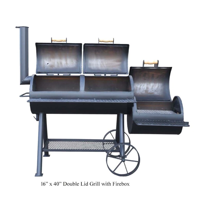 Double Lid Grill with Firebox – Lyfe Tyme, Inc.