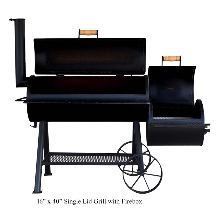 Single Lid Grill with Firebox – Lyfe Tyme, Inc.