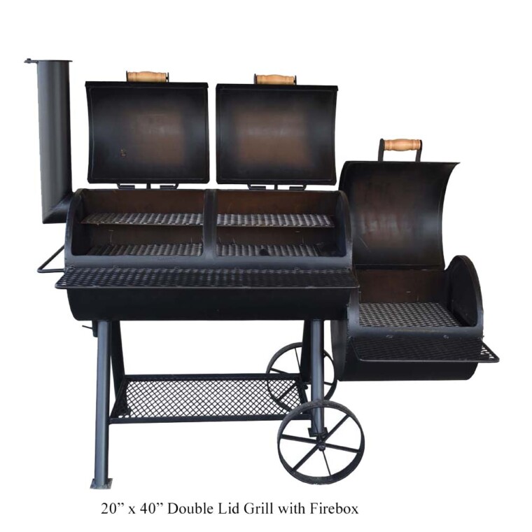 Double Lid Grill with Firebox – Lyfe Tyme, Inc.