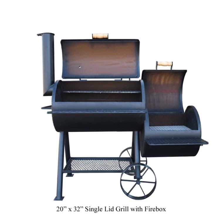 Single Lid Grill with Firebox – Lyfe Tyme, Inc.